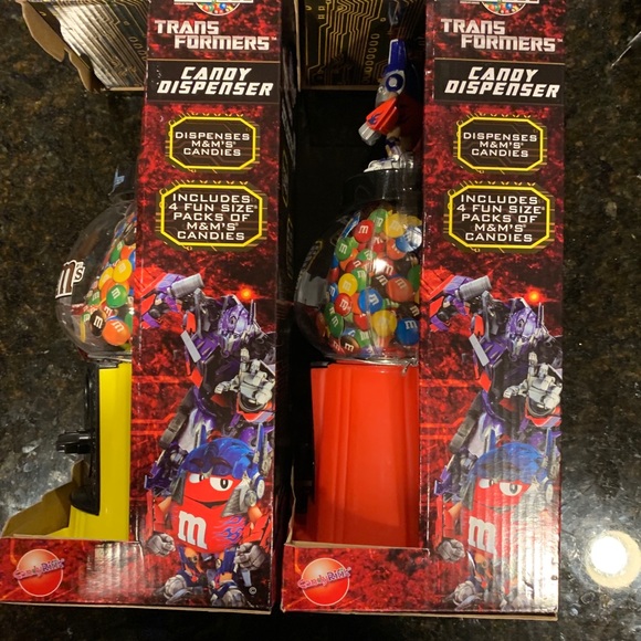 M&M'S | Other | Rare Set Of Transformers Mm Coin Candy Dispensers ...